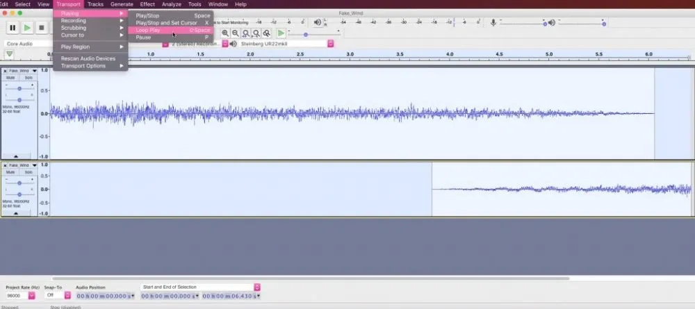 How to make a seamless loop in Audacity - Game Dev Beginner