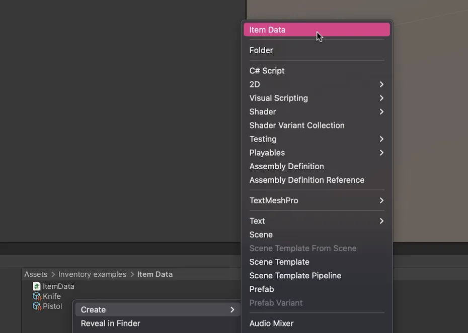 How to make an inventory system in Unity