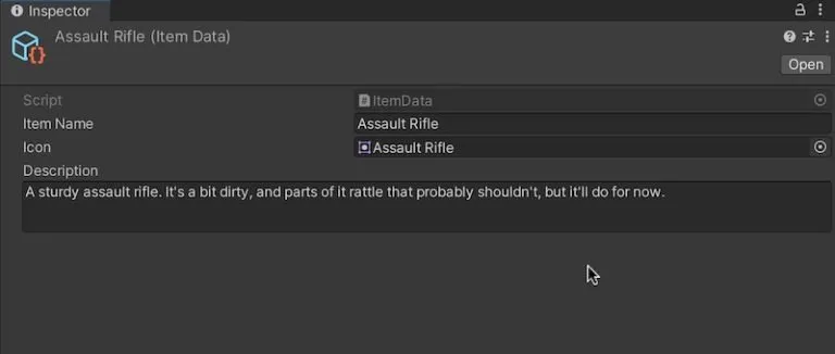 How to make an inventory system in Unity